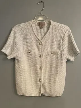 French Connection | Sweaters | French Connection Off White Shortsleeve ...
